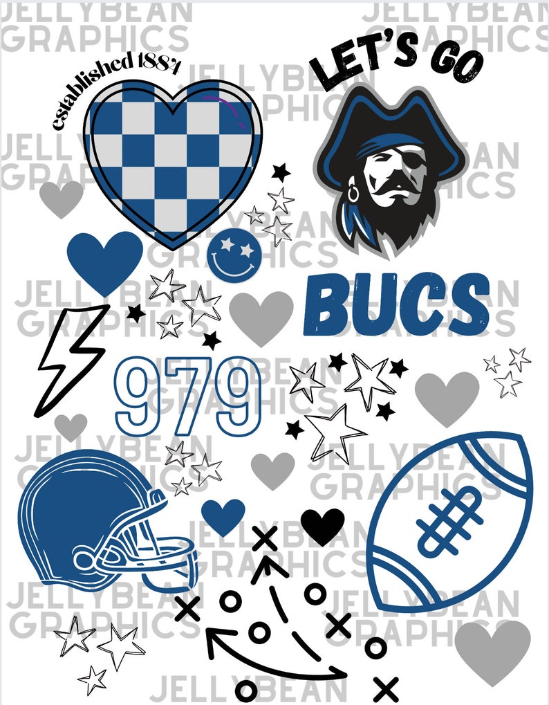 Blinn College Bucs PNG SVG Digital Download - Etsy