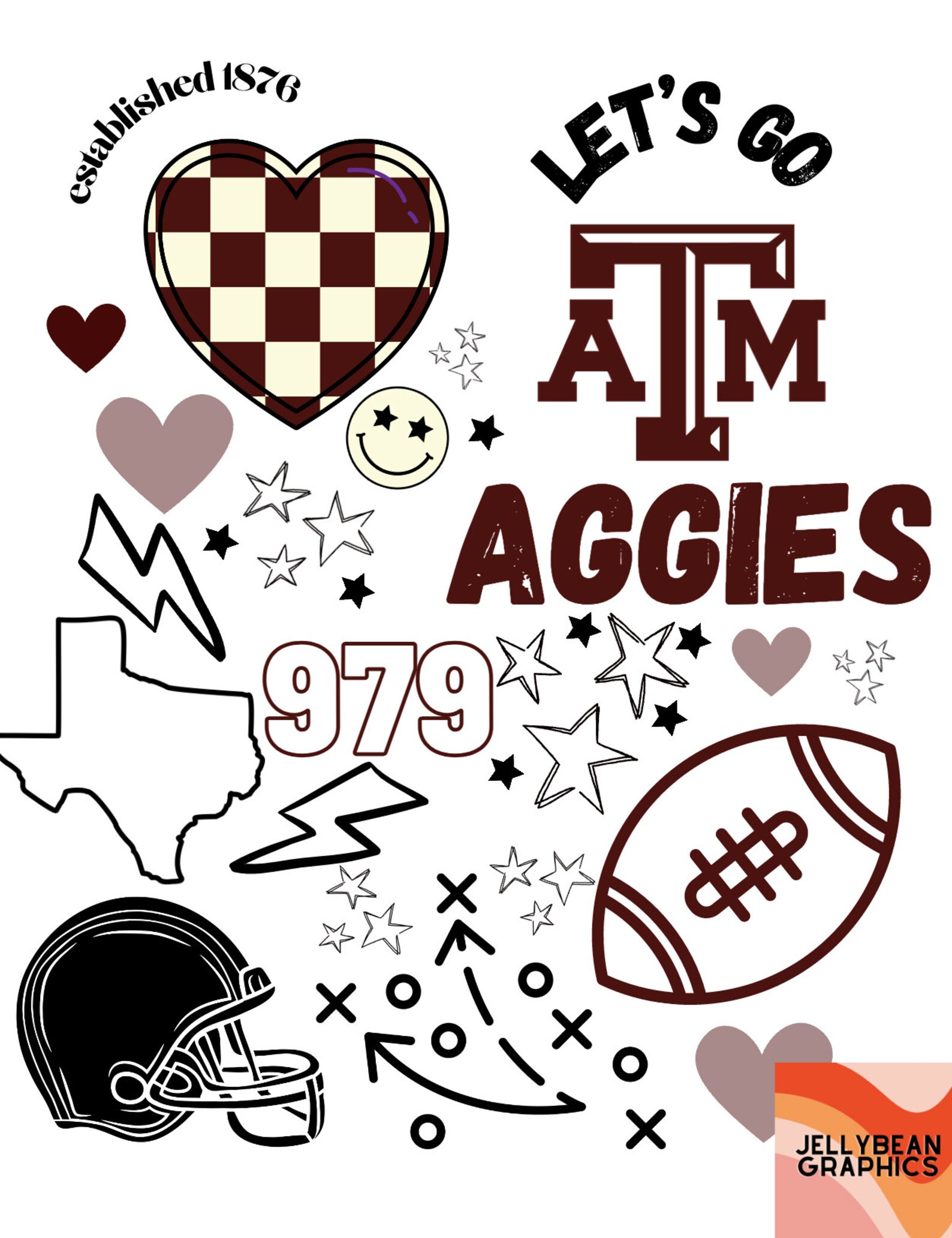 Texas A&M Digital Design SVG and PNG File - Etsy