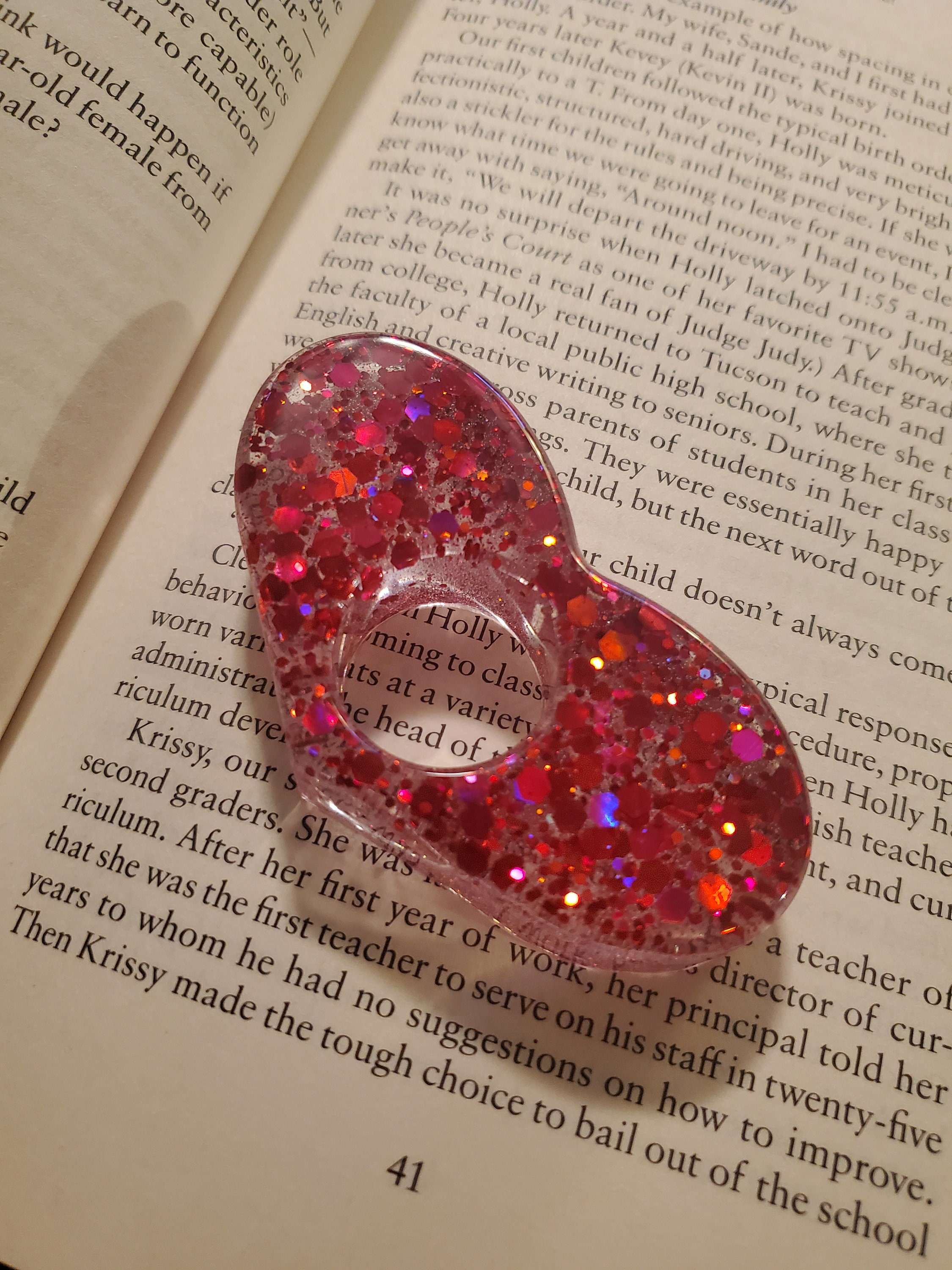 Resin Book Page Holders Book Buddy Page Holder Bookmark Book ...