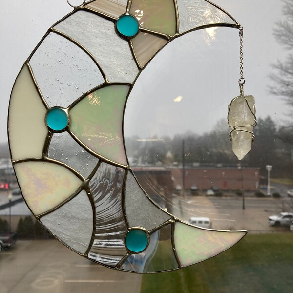 Stained Glass Moon - Etsy