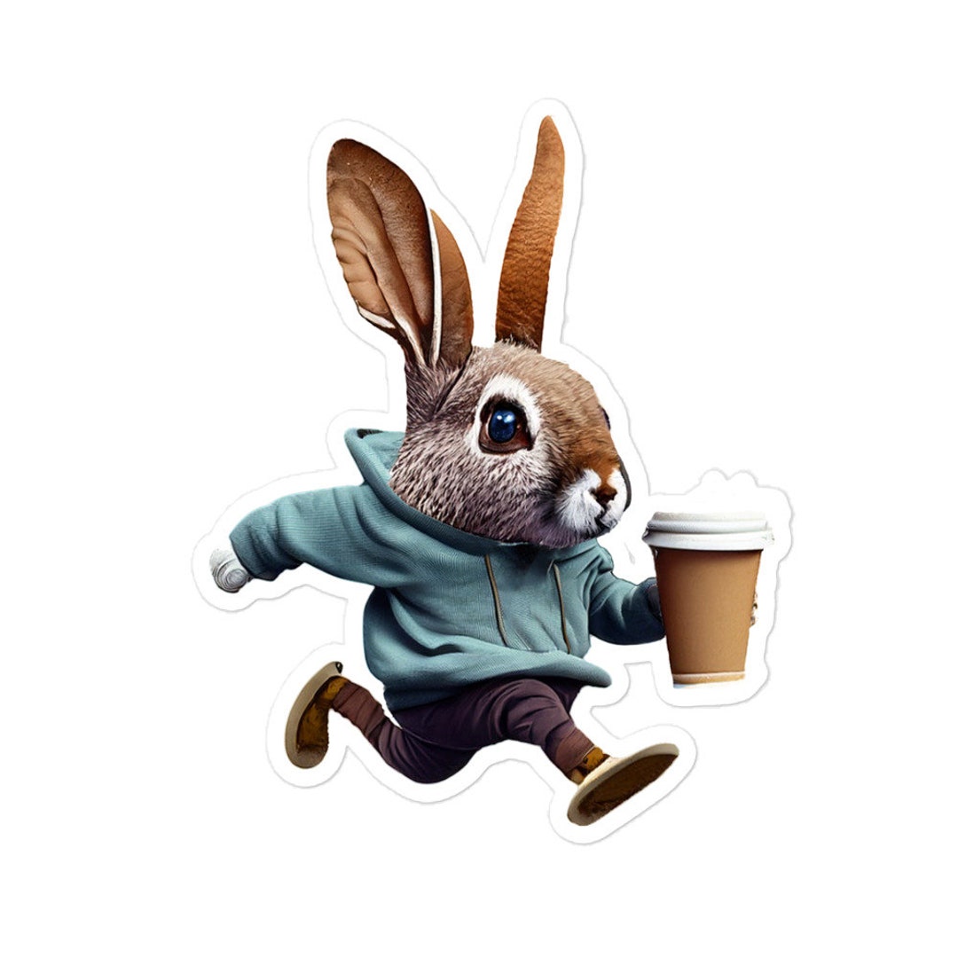 Vinyl Sticker Café Critters : Jacked on Java V01 Jack - Etsy