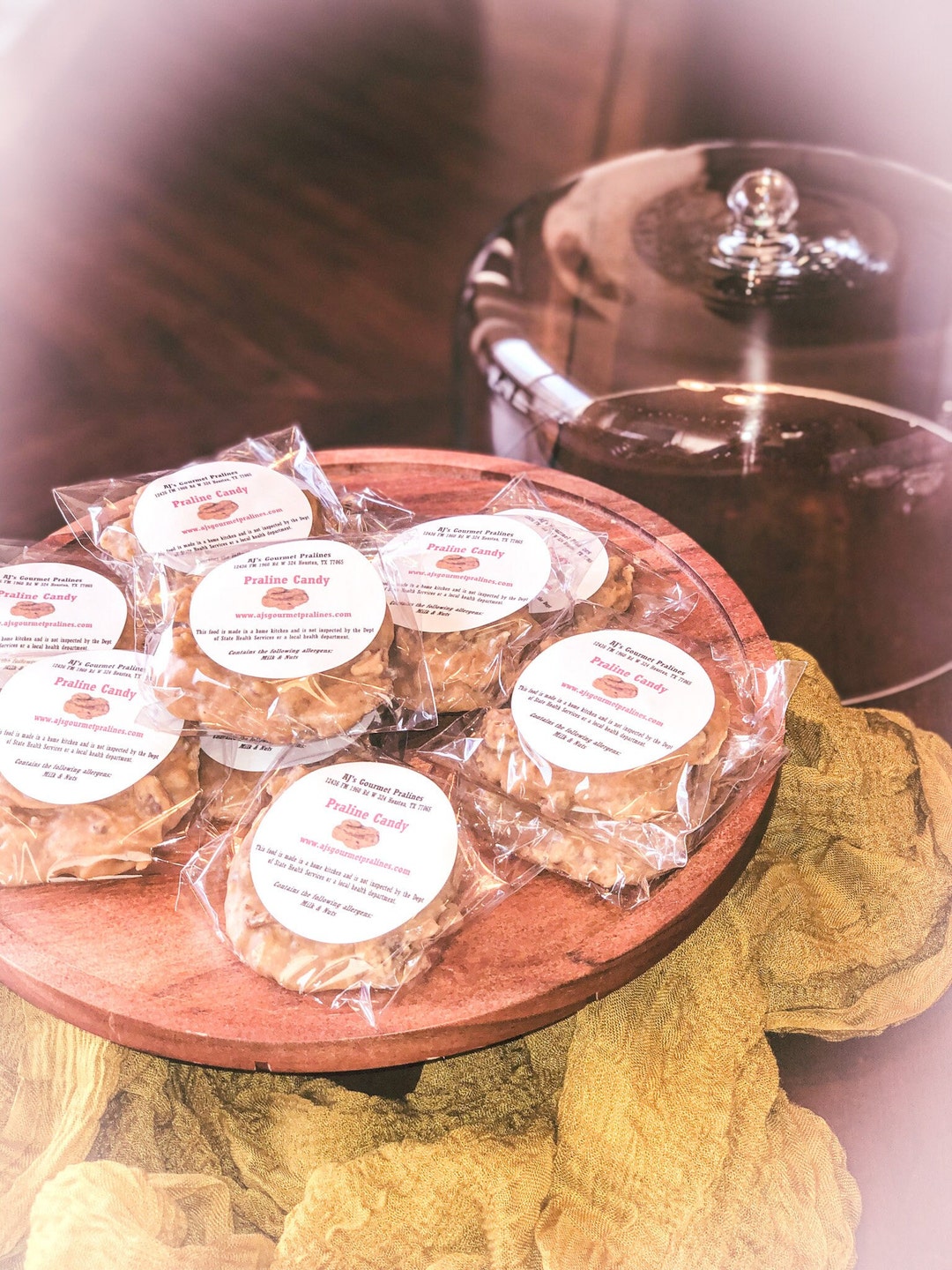 Aj's Gourmet Pralines: 4-pack of Original Pecan Praline Candies in Box ...
