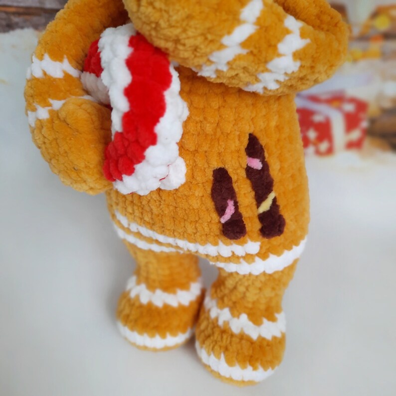 Gingerbread Crochet Pattern PDF File in ENG, Christmas Amigurumi Plush ...