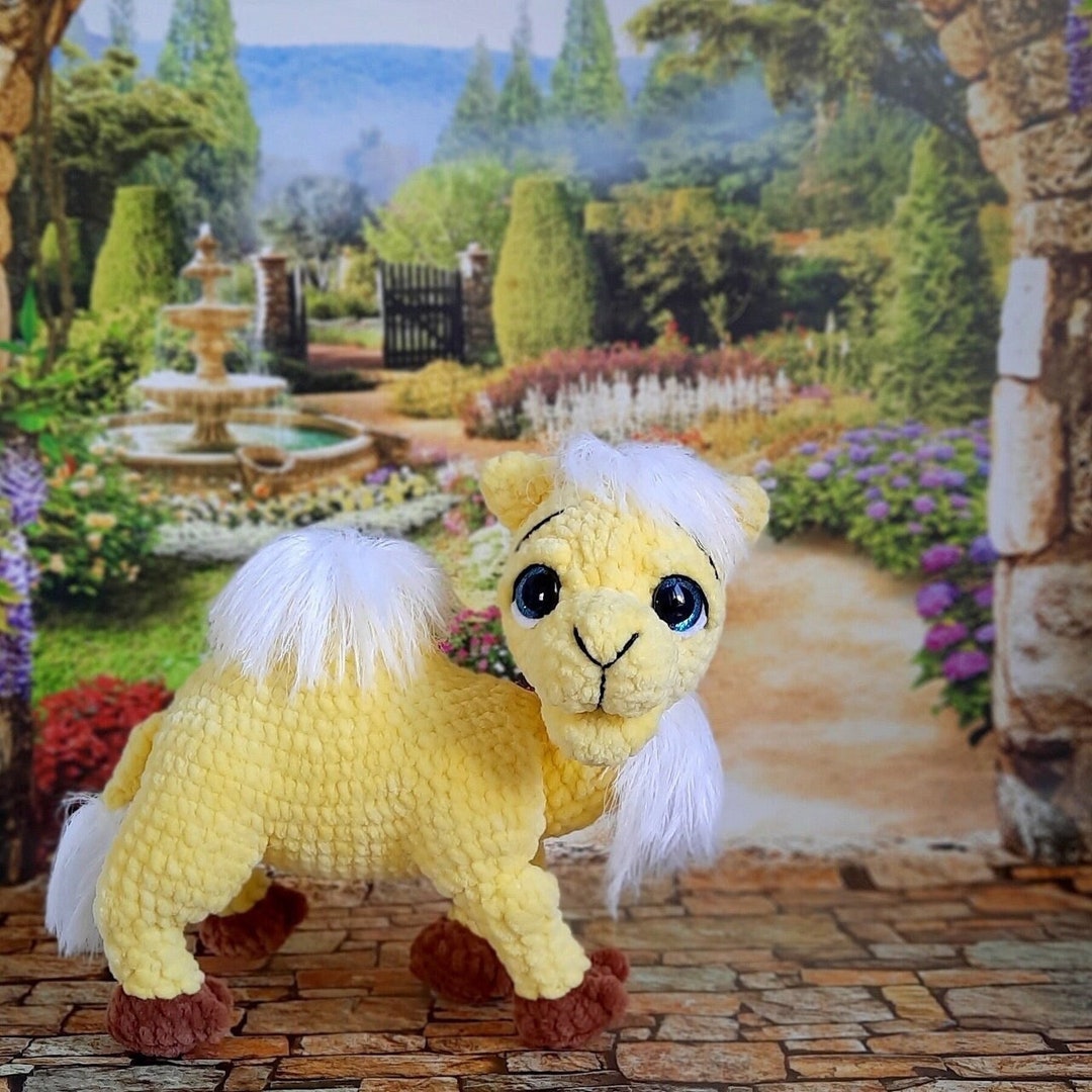 Crochet Pattern Plush Camel PDF File in English and German - Etsy