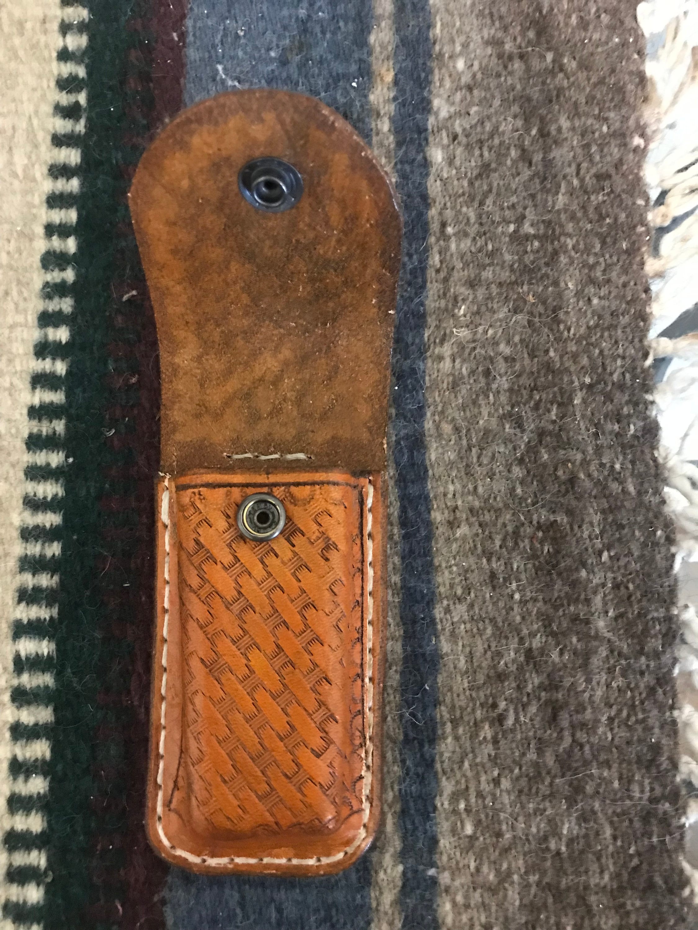 Leather Folding Pocket Knife Sheath - Etsy