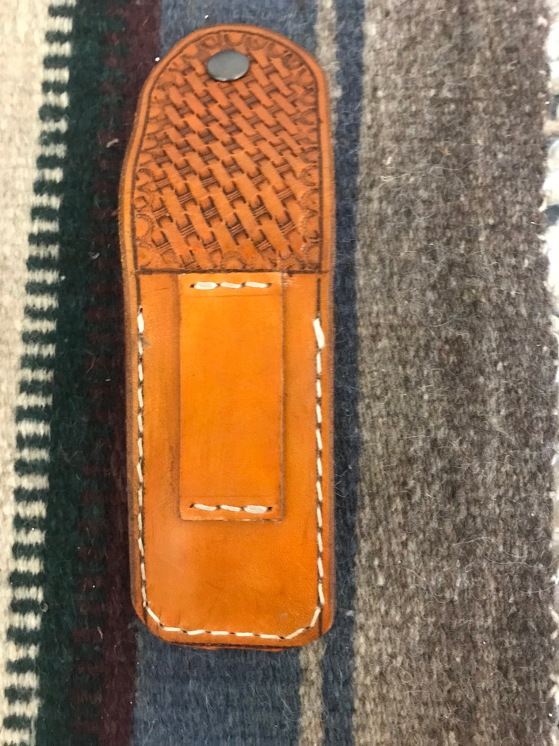 Leather Folding Pocket Knife Sheath - Etsy