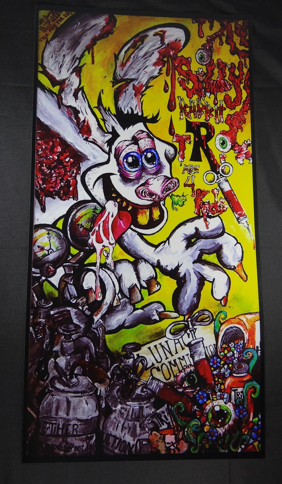 Trix Rabbit Art Print 10x20 - Etsy