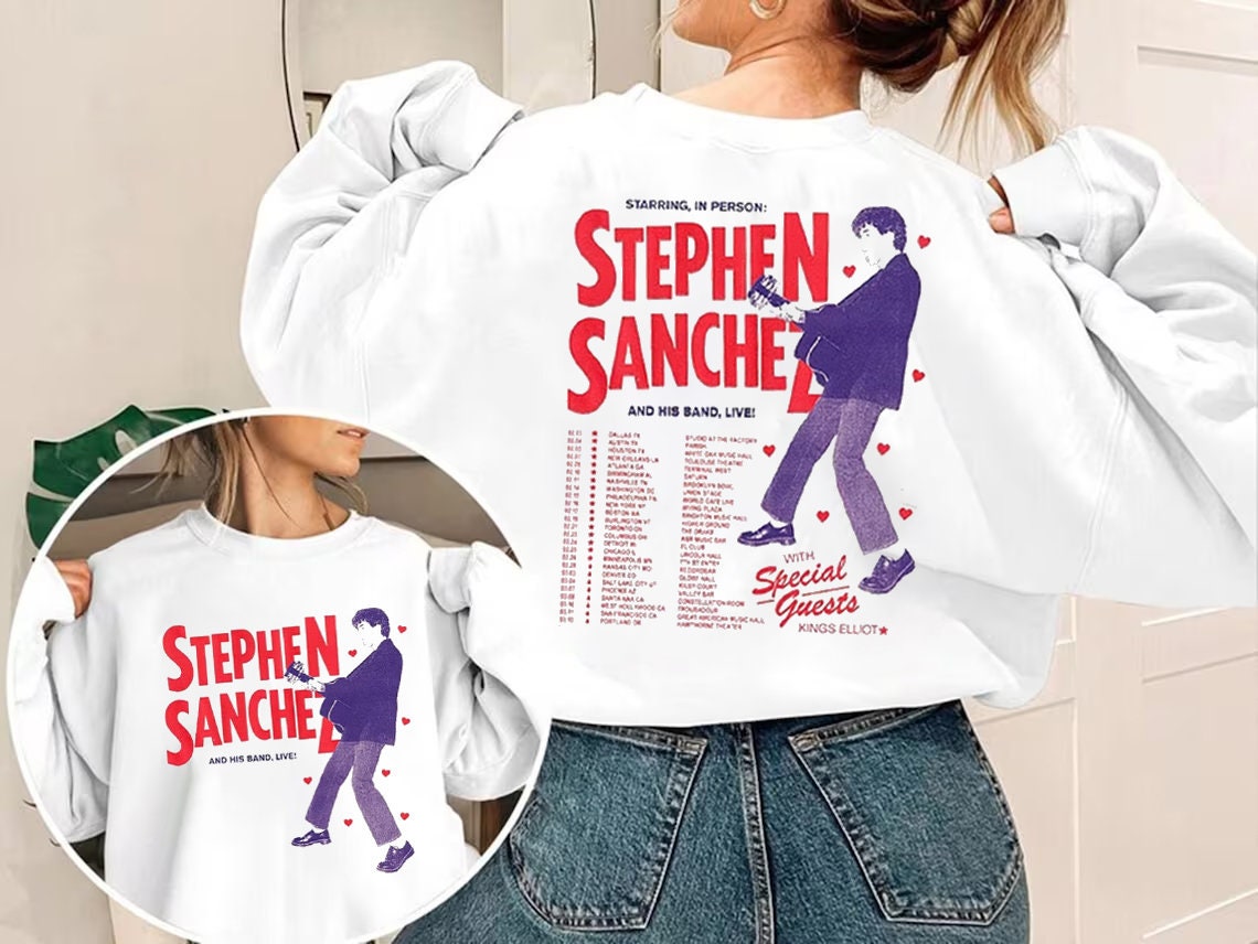Trendy Stephen Sanchez 2023 Tour Sweatshirts Designs 2023 | Shop On ...
