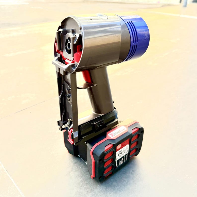 Dyson V6 V7 V8 Double Battery Adapter to Parkside/ryobi/makita/dewalt ...