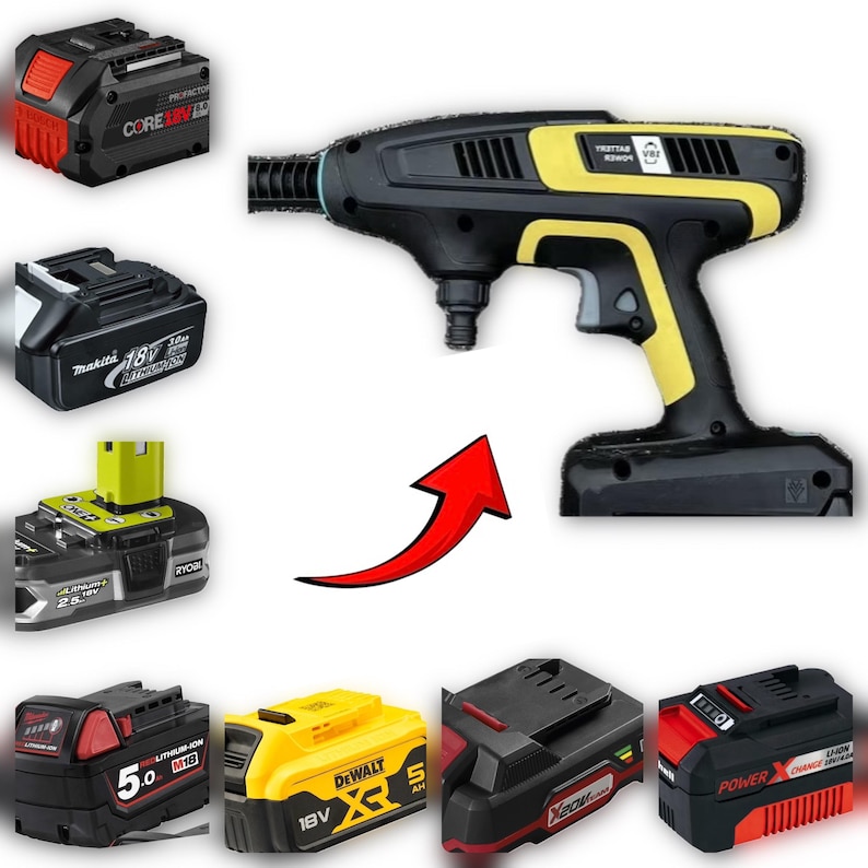 Karcher 18V Battery Adapter 3D Printed Adapter Compatible With Makita ...