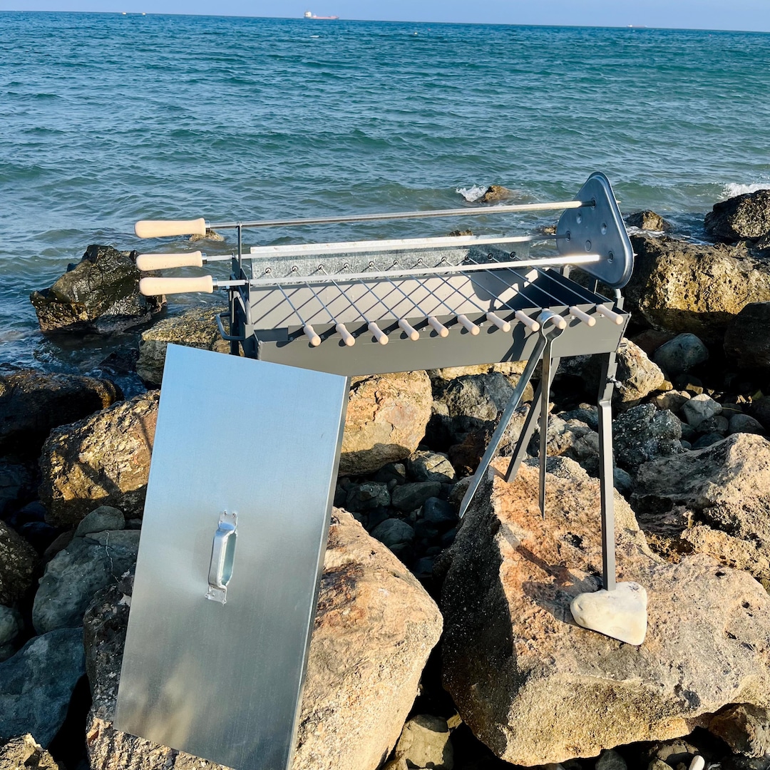Cyprus Grill Rotisserie Outdoor Charcoal Barbecue (FOUKOU) Made in ...