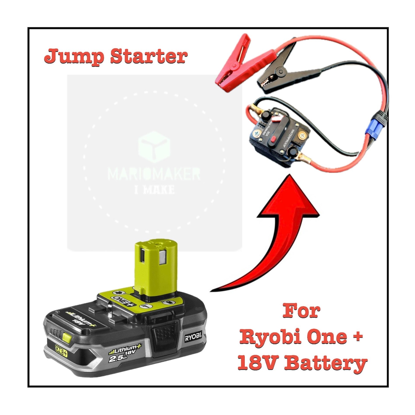 Makita Portable Car Battery Jump Starter: for Power Tool Batteries - Etsy