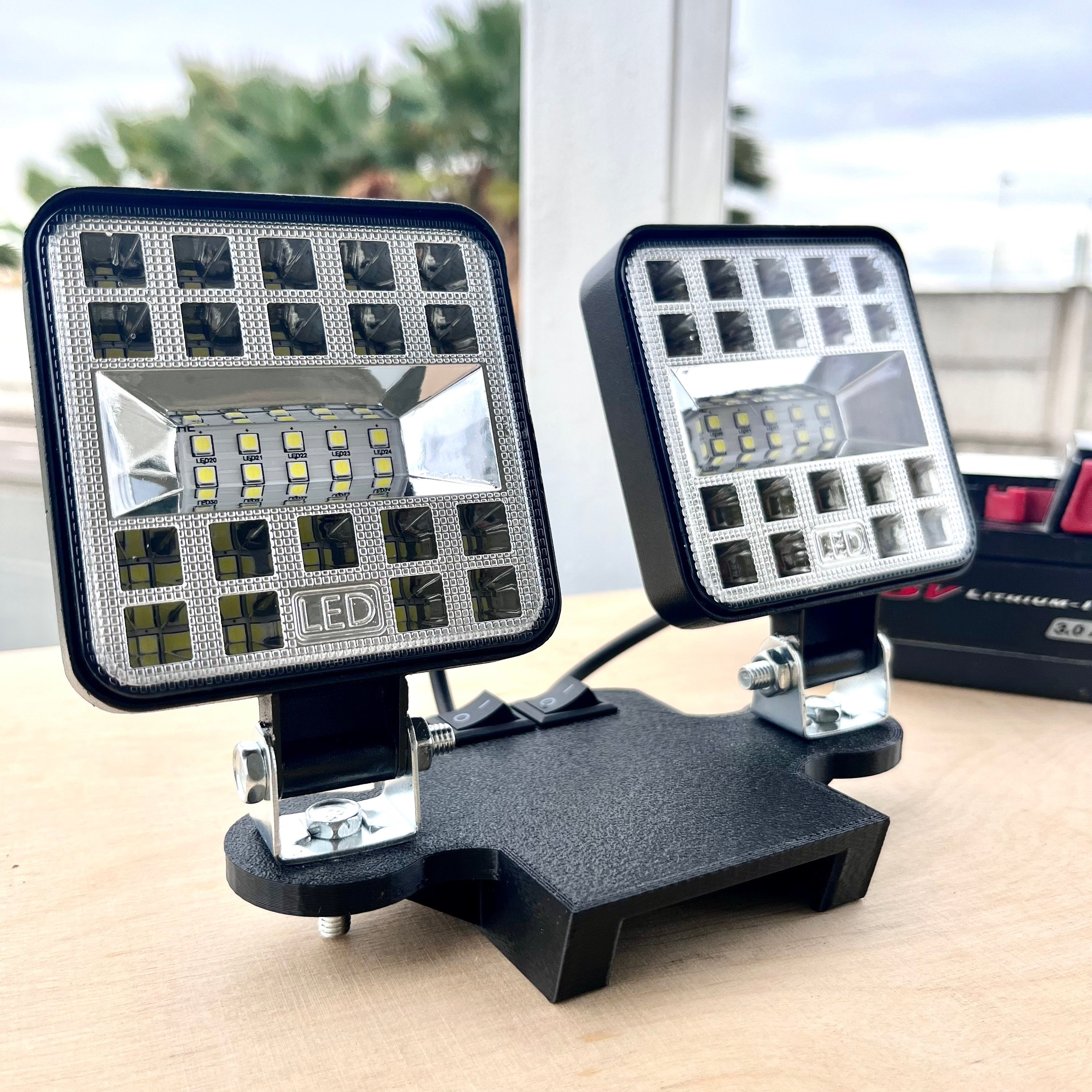 Milwaukee M18 Dual LED Work Light: Portable Job Site Lighting - Etsy