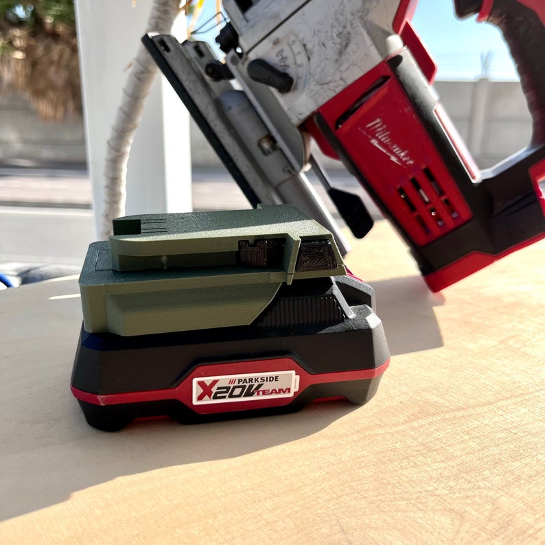 Parkside 20v Battery to Milwaukee M18 Adapter - Etsy