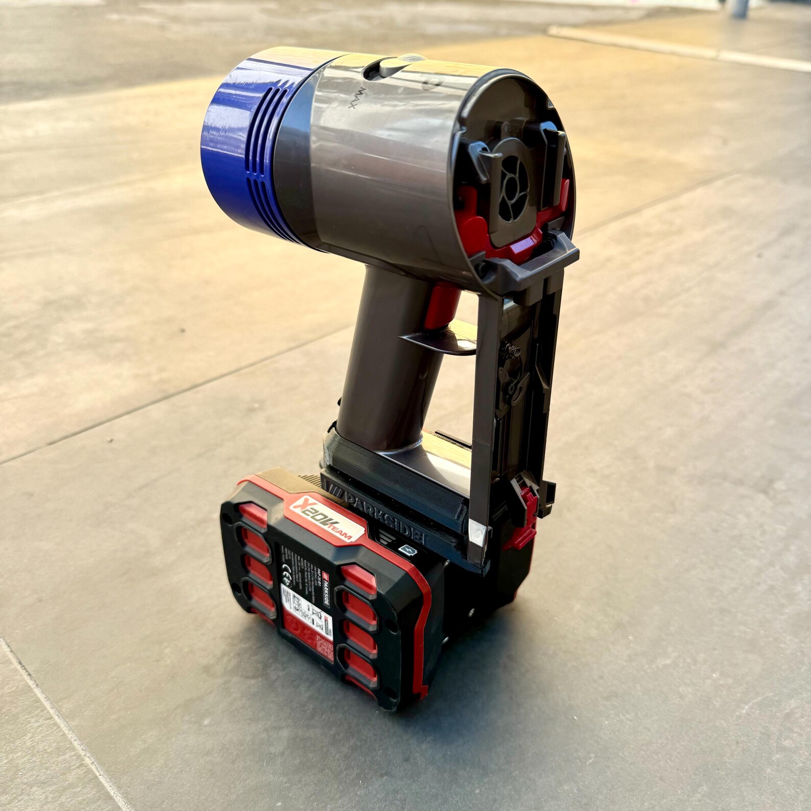 Dyson V6 V7 V8 Double Battery Adapter to Parkside/ryobi/makita/dewalt ...