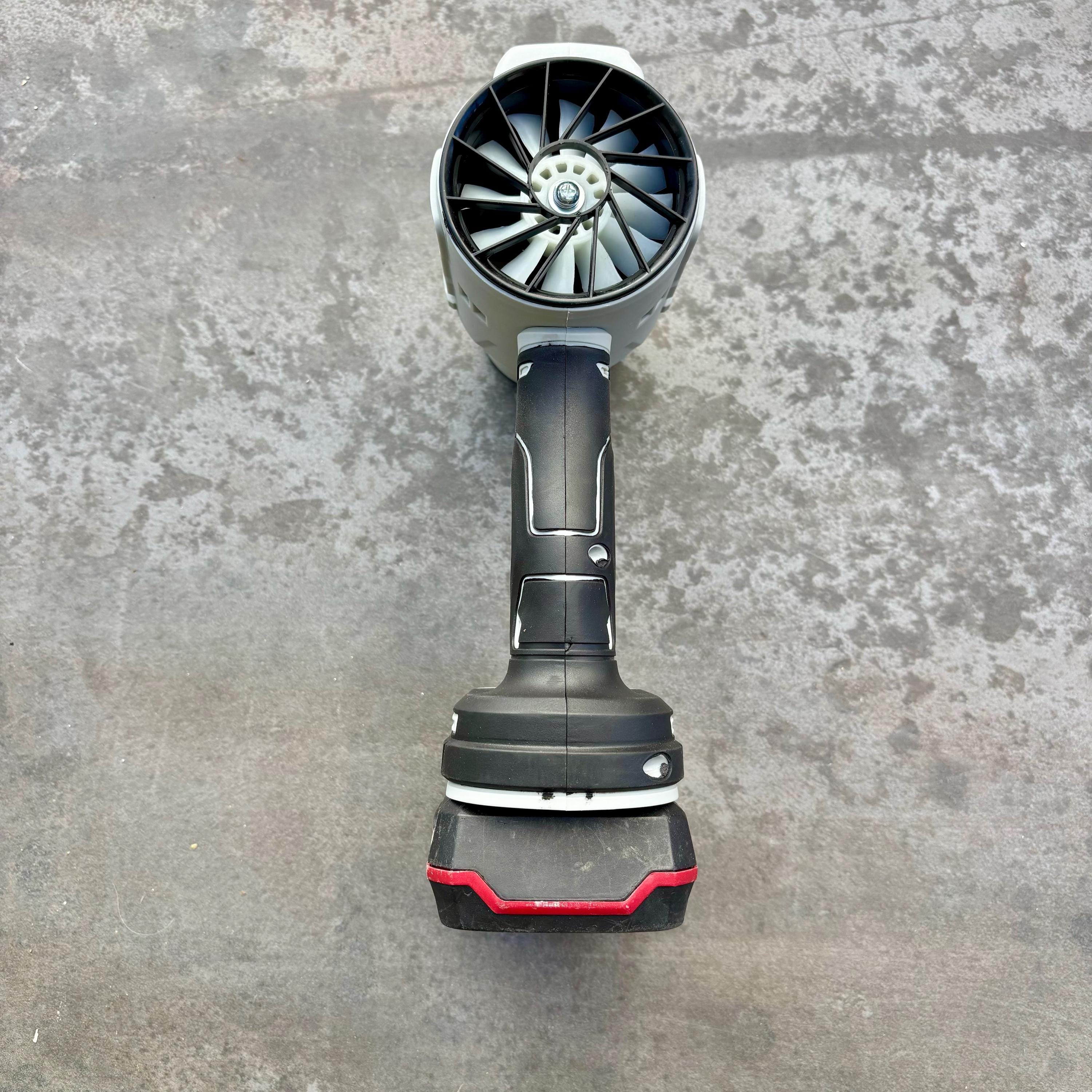 1000W Handheld Turbo Fan Blower - Compatible With Power Tool Batteries ...