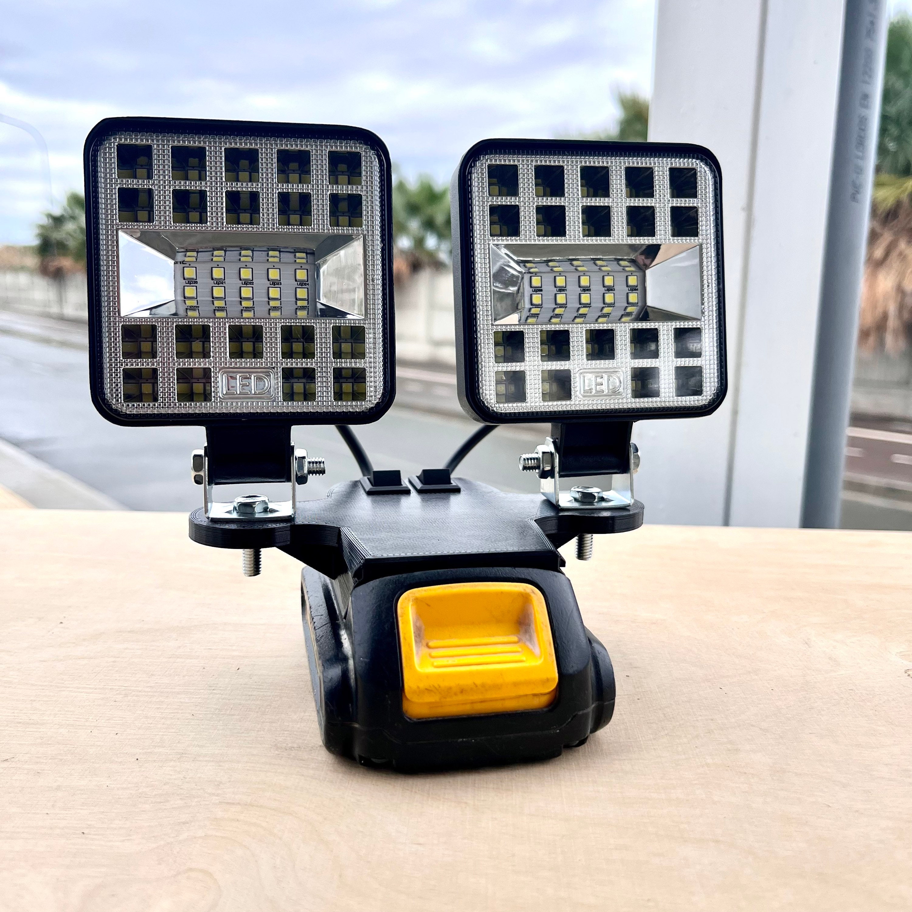 LED Dual Head Work Light for Dewalt Battery 18v/20v - Etsy