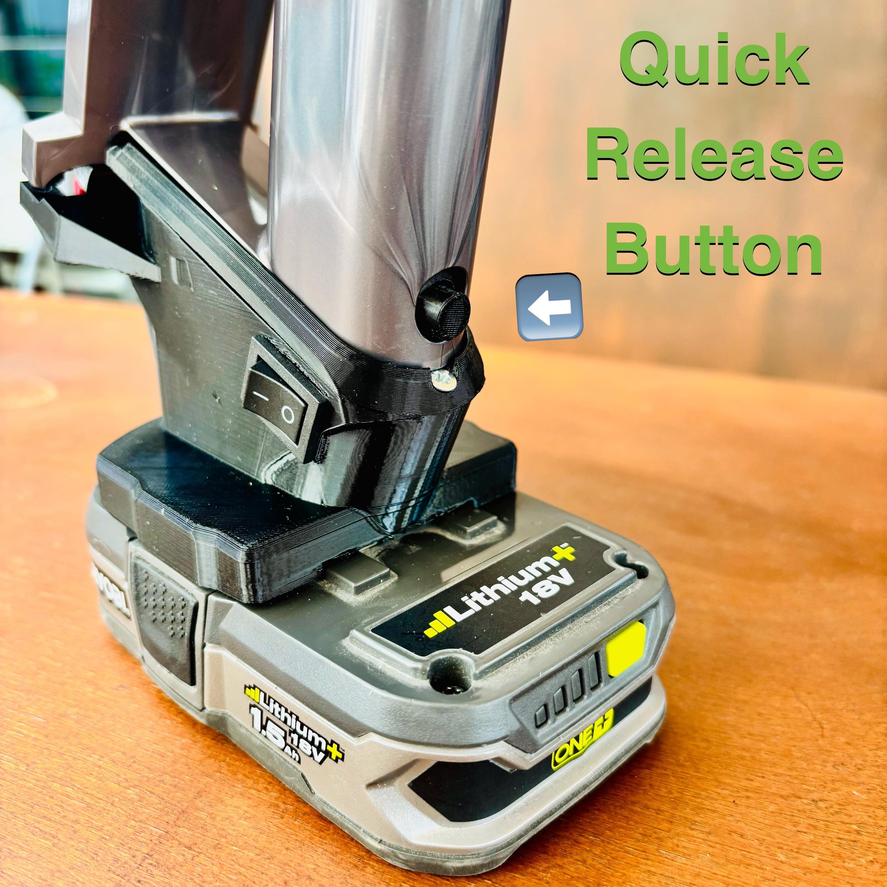 3D Printed Dyson to Ryobi Battery Adapter: V6, V7, V8 Converter - Etsy