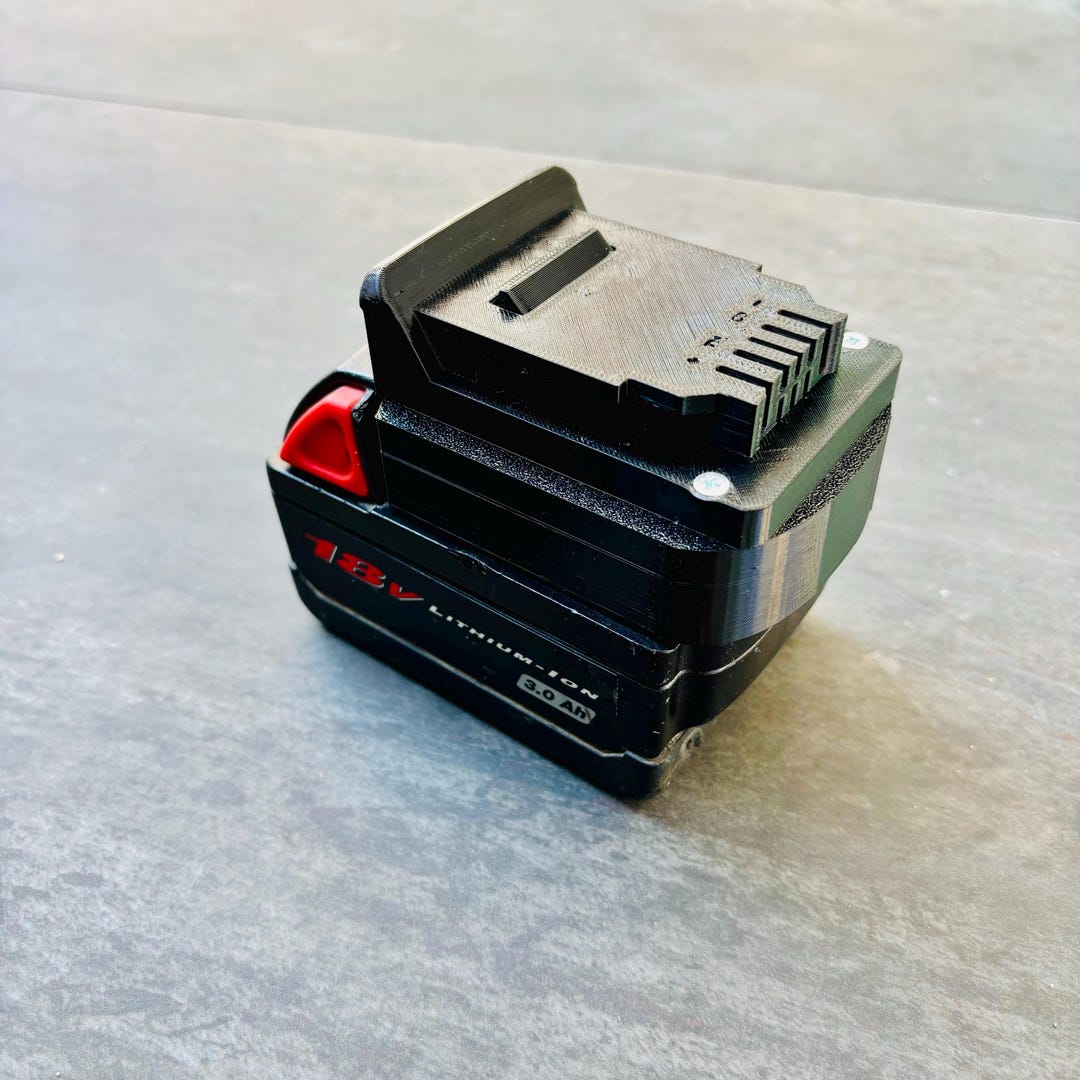 Dewalt XR Adapter to Milwaukee M18 Battery Converter – 3D Printed ...
