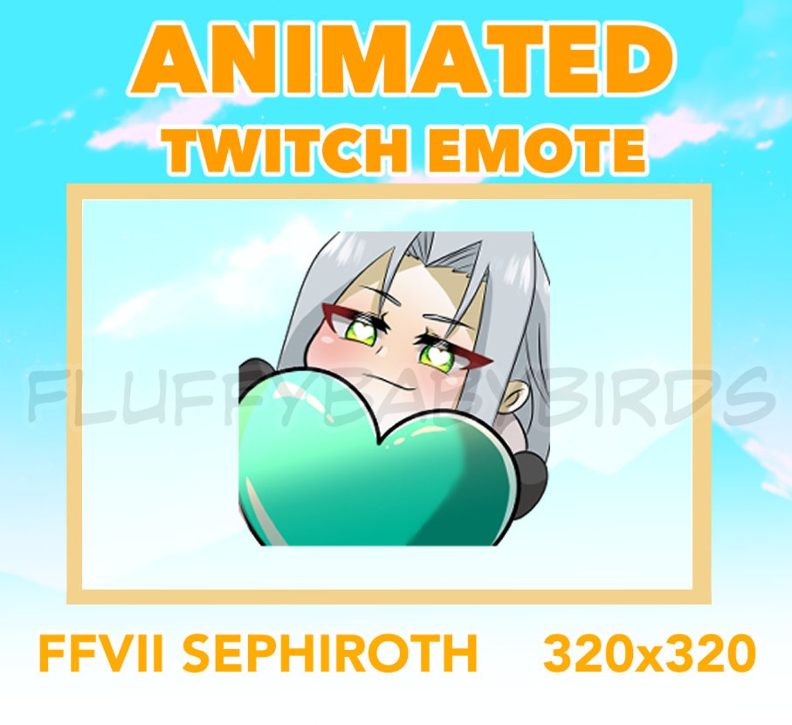 Animated Chibi FF7 Sephiroth Emote (digital Download) for Twitch ...