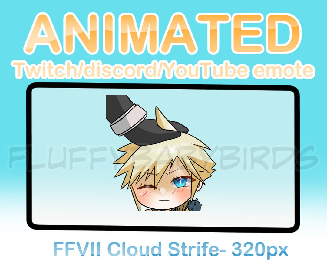 Animated Emote Chibi FF7 Cloud Strife- Good Boy (digital Download) for ...