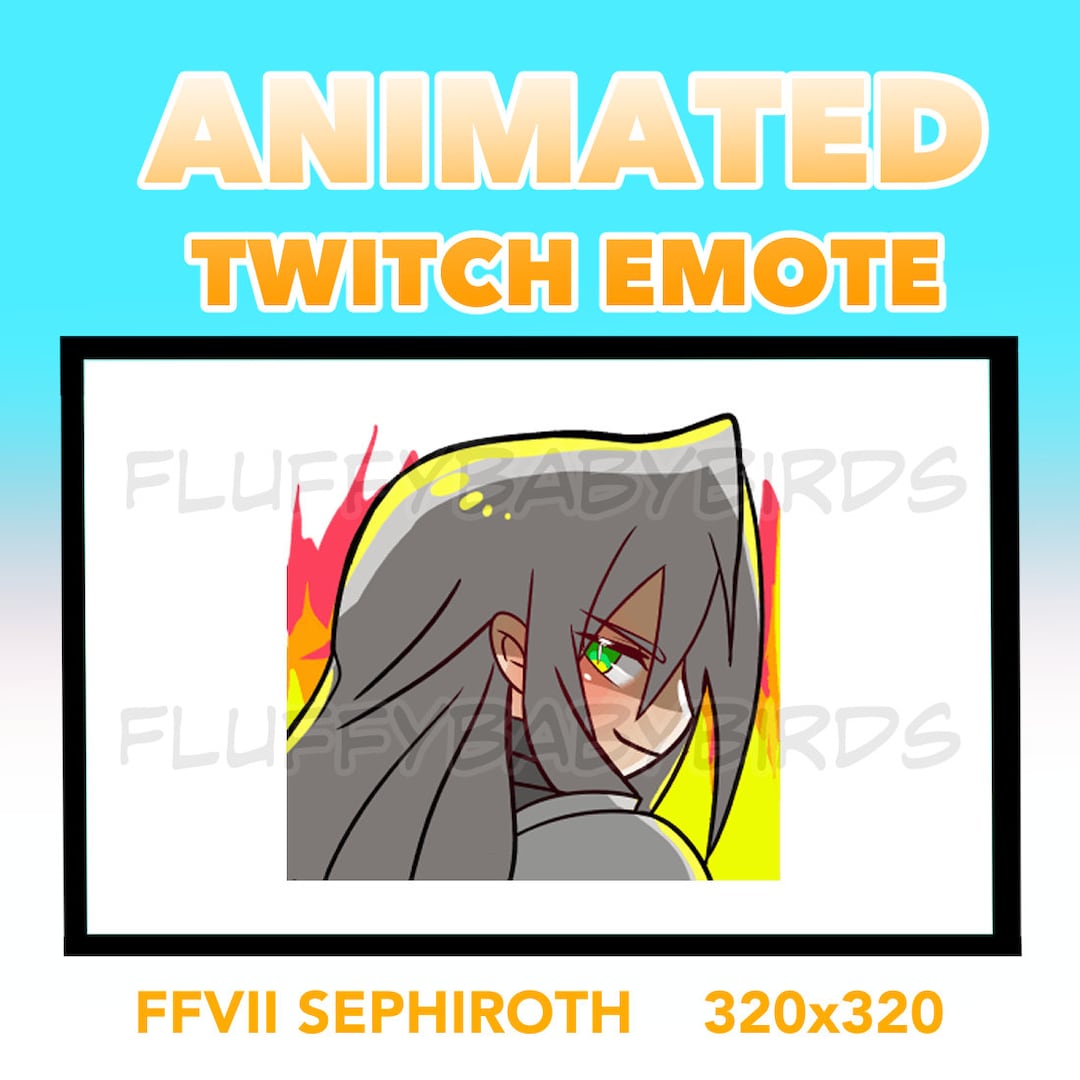 Animated Emote Chibi FF7 Sephiroth- Fire (digital Download) for Twitch ...