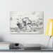 Paddling BW Canvas Gallery Wraps - Etsy