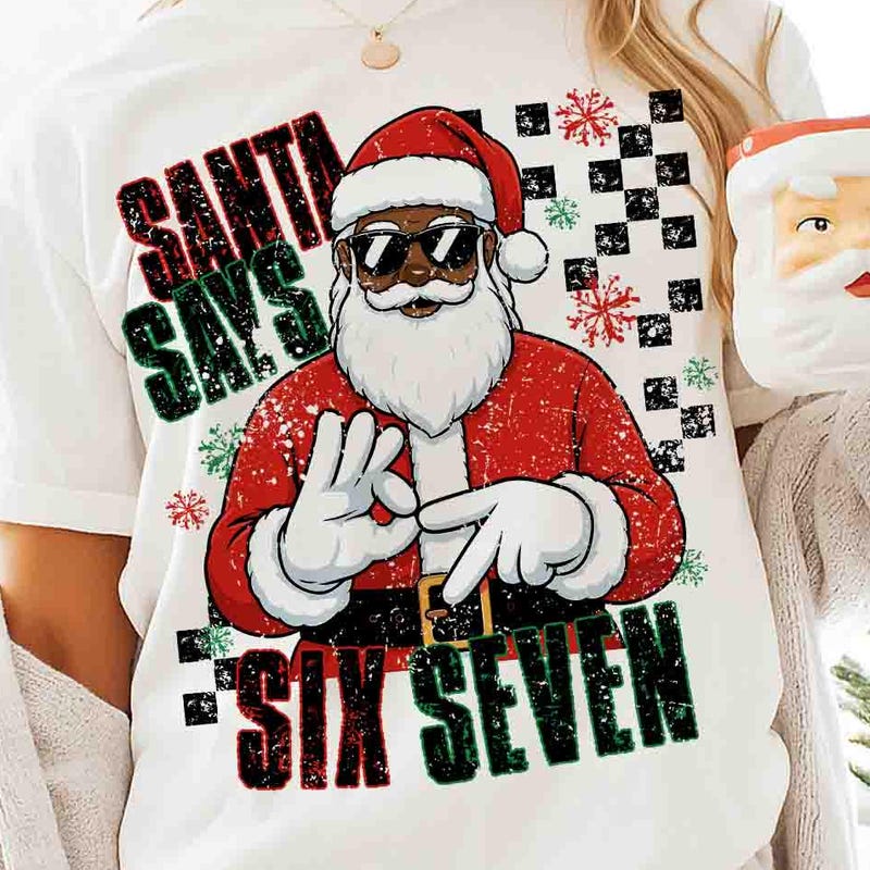 Big Black Santa Claus - Etsy