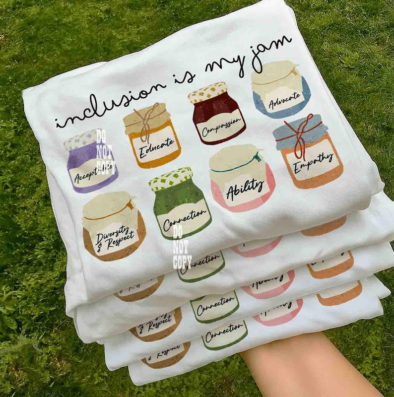 Inclusion is My Jam PNG, Special Education Teacher Shirt Design ...