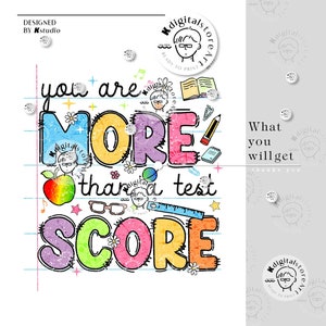 You Are More Than Test Score Png, Test Day Png, It's Test Day You All ...