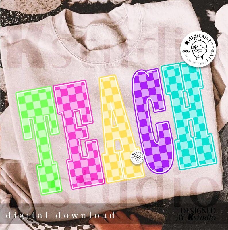 Checkered Teacher Png, Checkered Varsity Teacher Png, Math Teacher ...