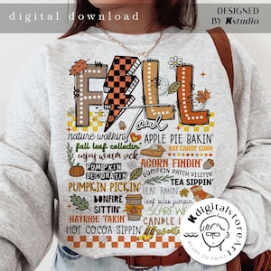 Retro Fall Tour Png, Fall Vibes PNG, Fall Shirt Png, Autumn Design Png ...