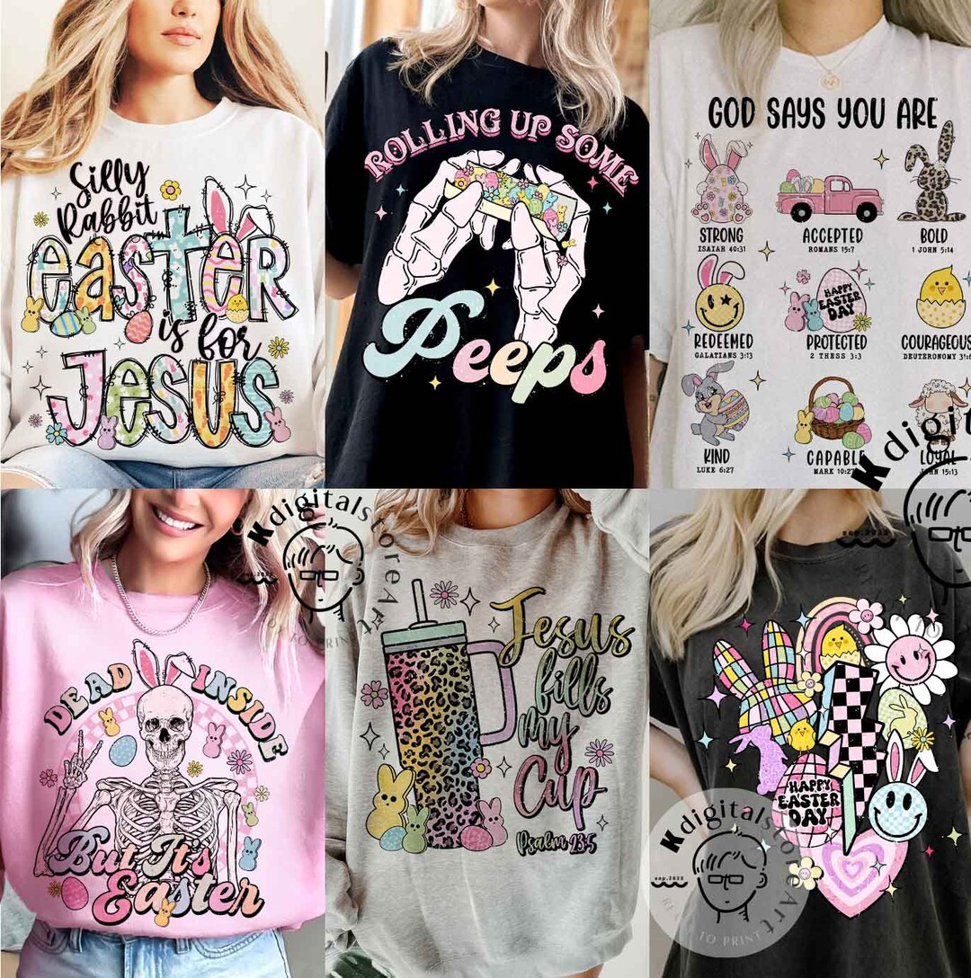 Retro Easter Bundle Png, Easter God Say I Am, Easter Png, Easter Shirt ...