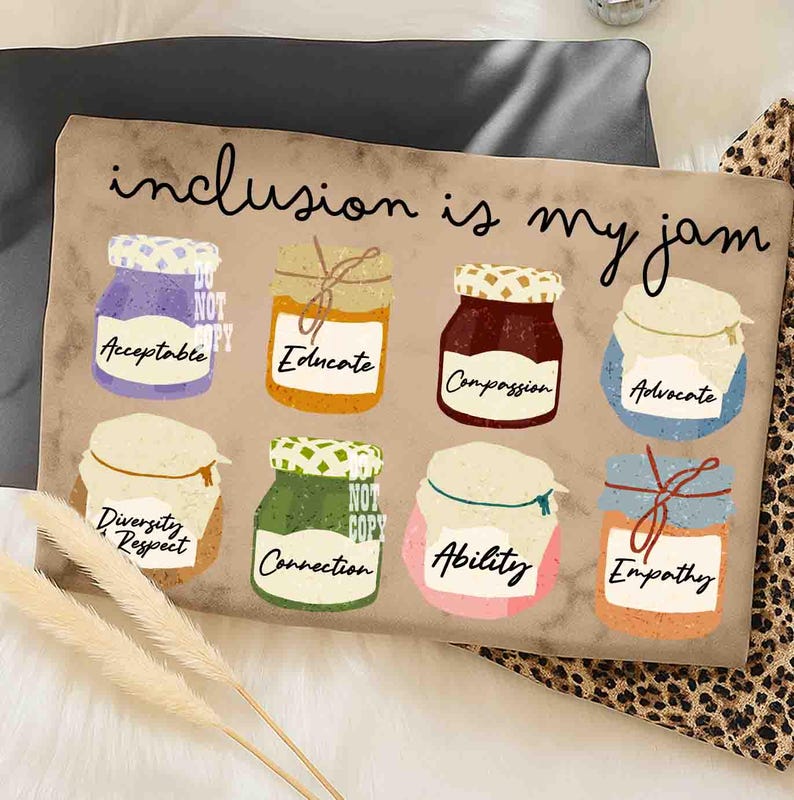 Inclusion is My Jam PNG, Special Education Teacher Shirt Design ...