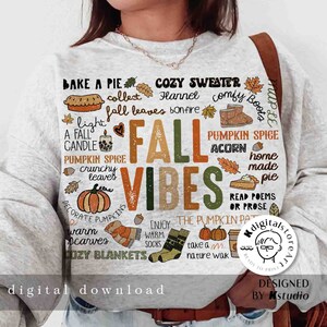 Retro Fall Png, Fall Vibes PNG, Fall Shirt Png, Autumn Design Png ...