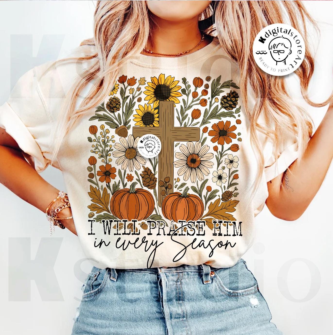 Wildflower Fall Bible Jesus God Png, Fall for Jesus, Fall Jesus Png, I ...