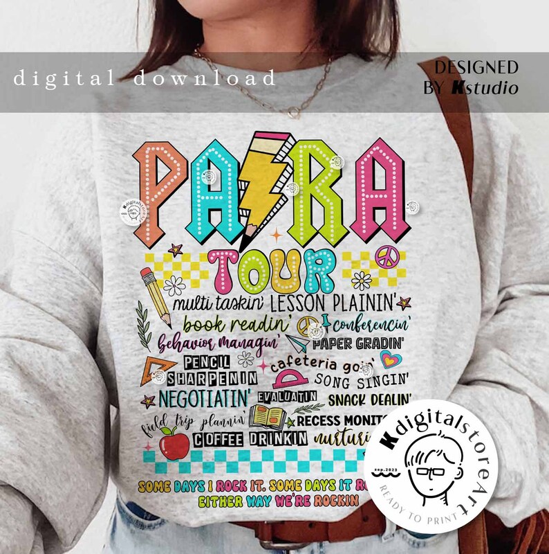Para Tour Png, Back to School Teacher Tour Png, Para Teacher Shirt ...