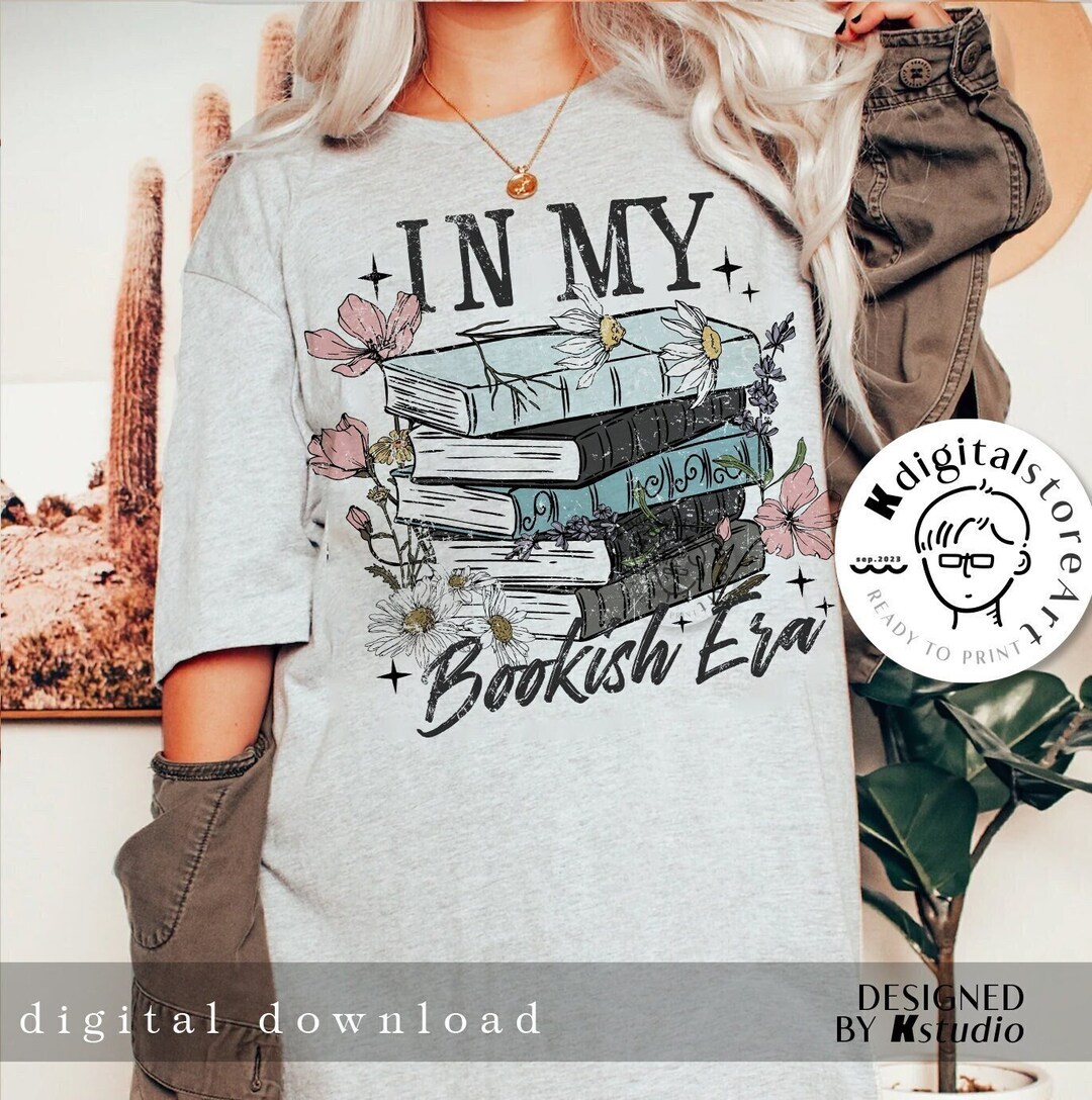 In My Bookish Era Png, Book Png Design, Book Librarians Png, Book Lover ...