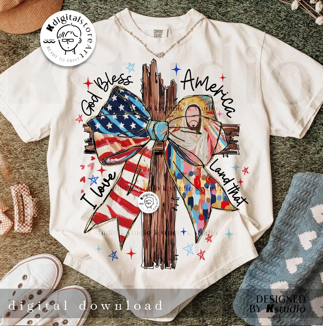 God Bless America, 4th Jesus Faith Png, 4th July Jesus, 4th July God ...