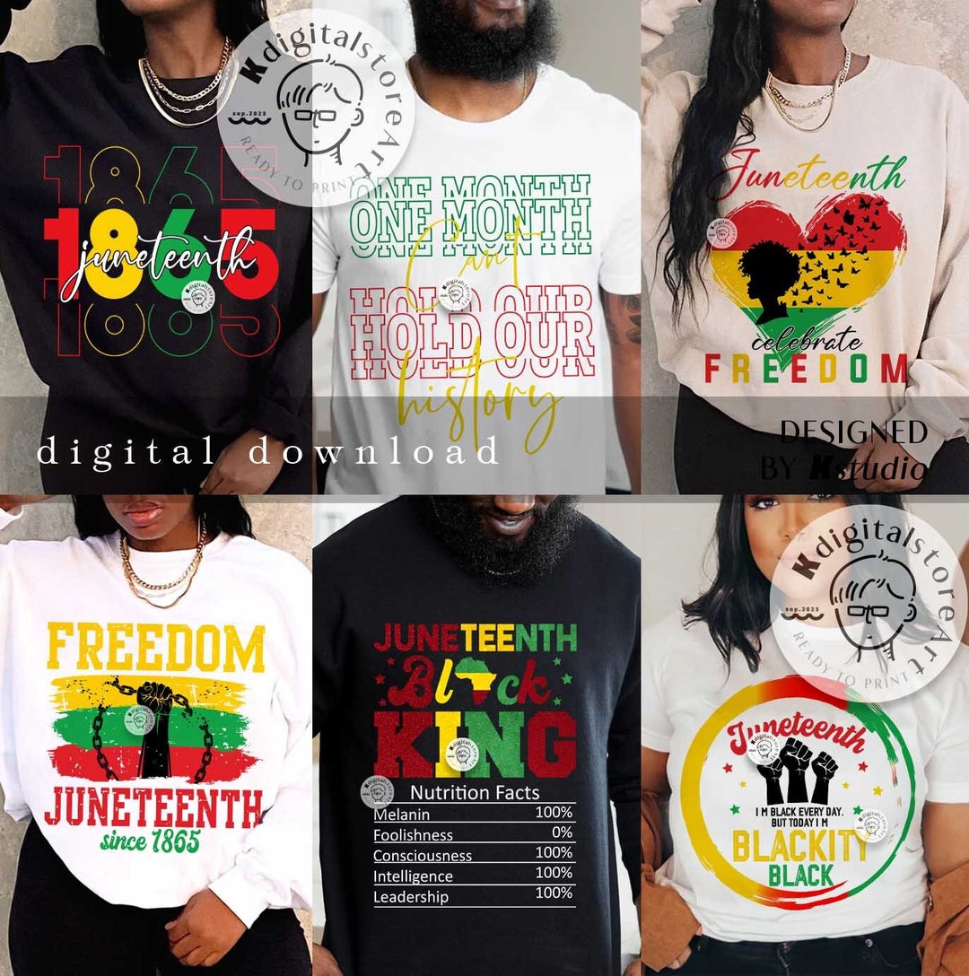 Retro Juneteenth Bundle Png, Black History Png, Juneteenth 1865 Png ...