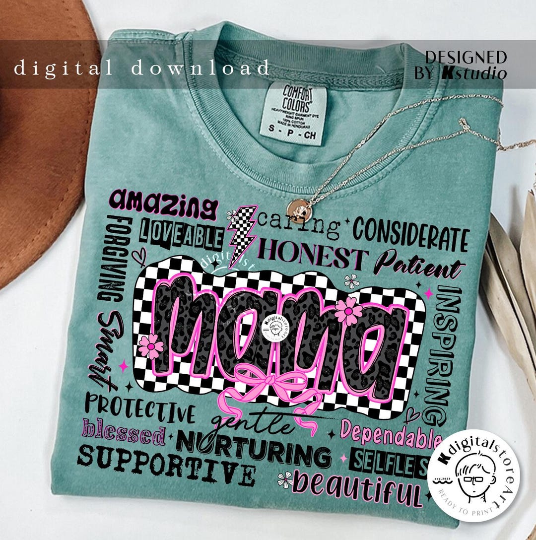 Checkerboard Mama Png, Mama Quotes, Mama Mom Design Png, Mother's Day ...