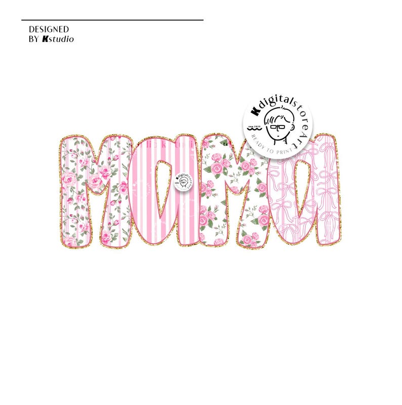 Valentine Rose Mama Custom Name Png, Pink Rose Mom Design, Name Kid ...