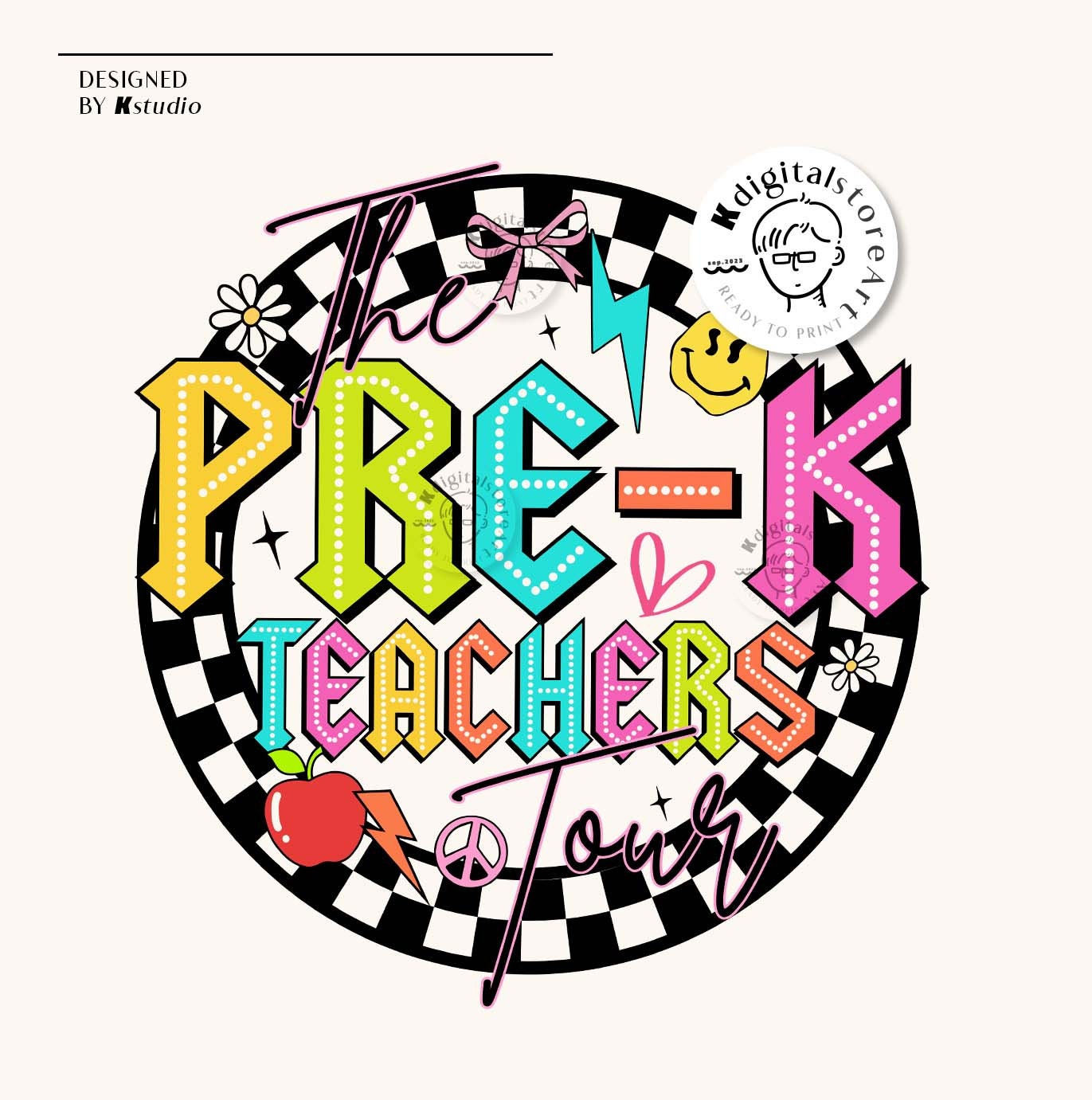 Back to Shcool Pre-k Teacher PNG, Pre-kindergarten Tour PNG, Pre ...
