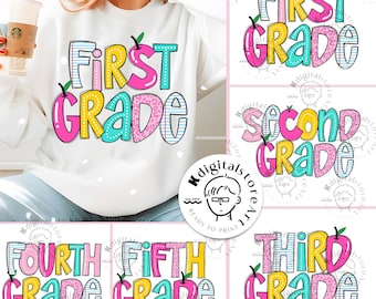 Back to School Bundle Teacher Png, Kindergarten Png, Back to School ...