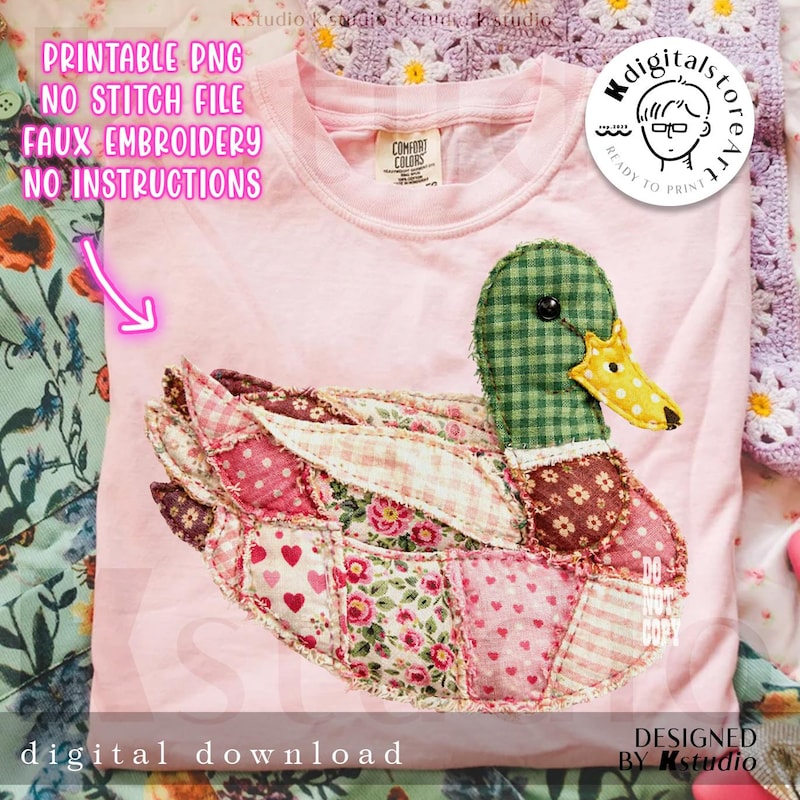 Mallard Quilt Patch - Etsy