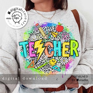 Teacher Back to School Png, Teacher Png, Teacher Shirt Design, ABCD ...