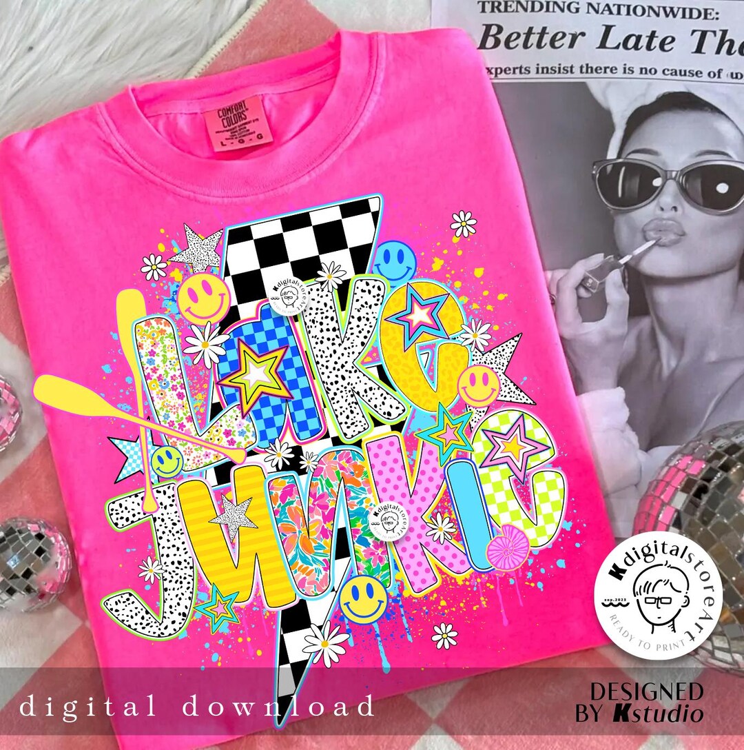 Girly Summer Vacation, Smile Lake Junkie Png, Summer Vibes Png, Girl ...