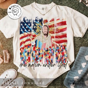 Jesus 4th July, One Nation Under God Png, Christian God 4th July ...