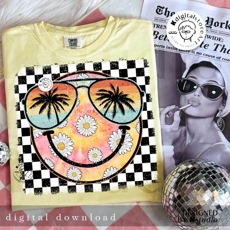 Smiley Youth Summer Shirts - Etsy