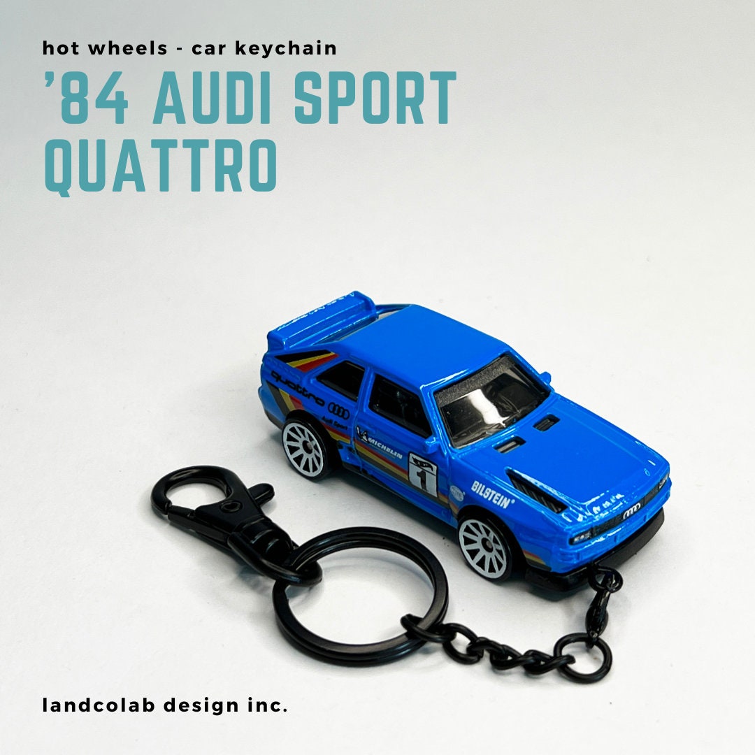84 Audi Sport Quattro Hot Wheels Car Keychain free Delivery - Etsy